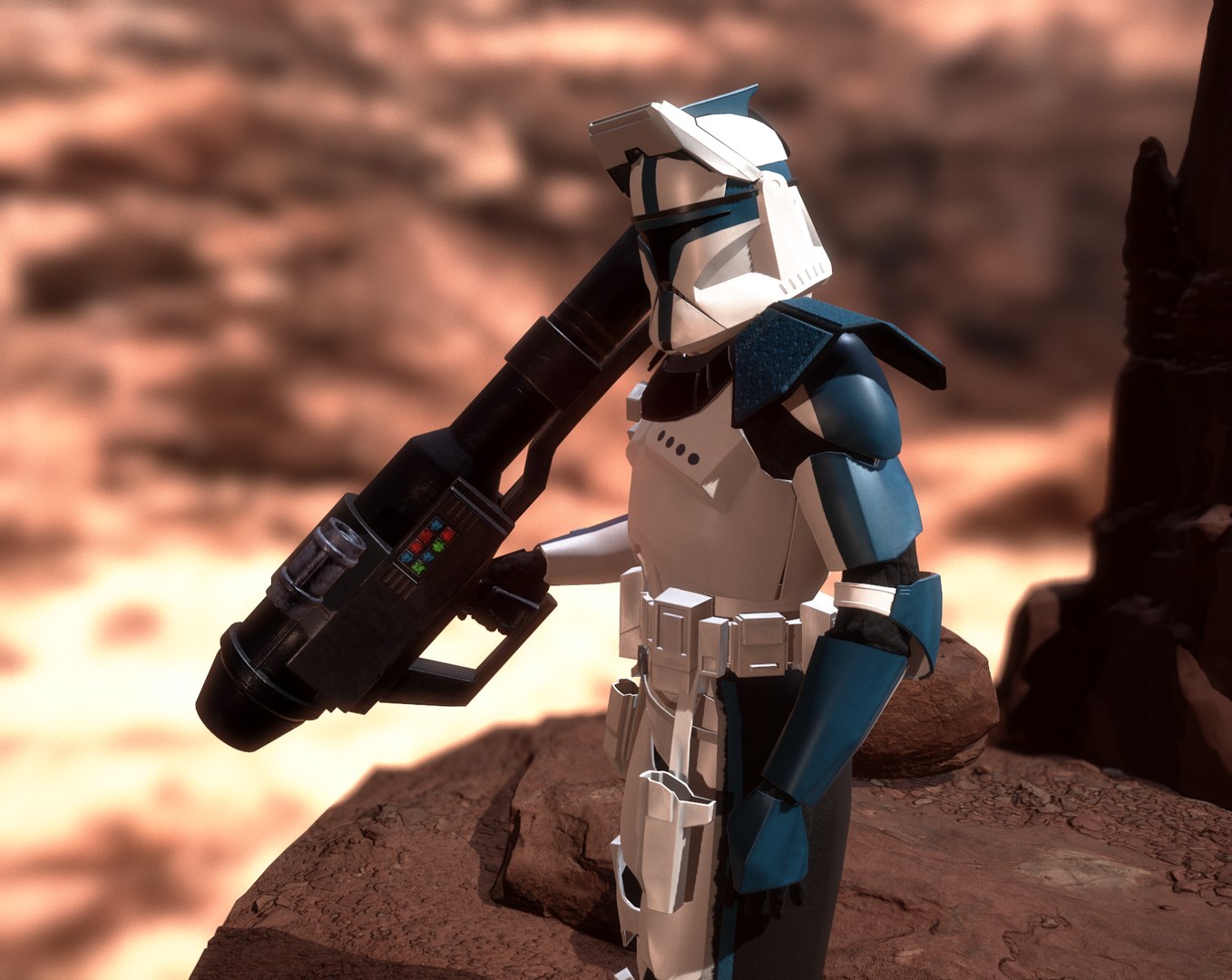 Clone Heavy Trooper 3D Model - TurboSquid 1761654