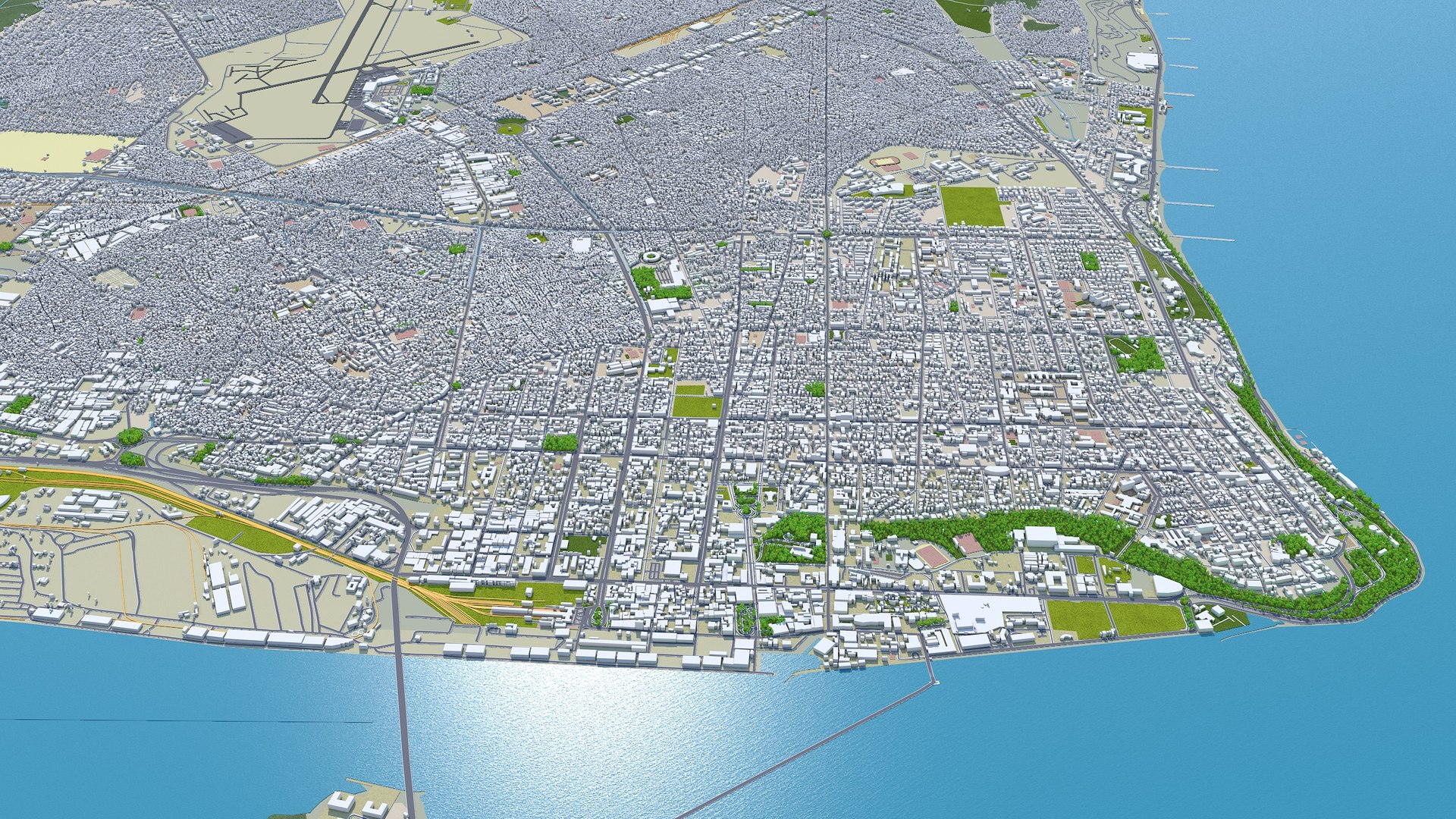 Maputo Mozambique 3D Model - TurboSquid 2113152