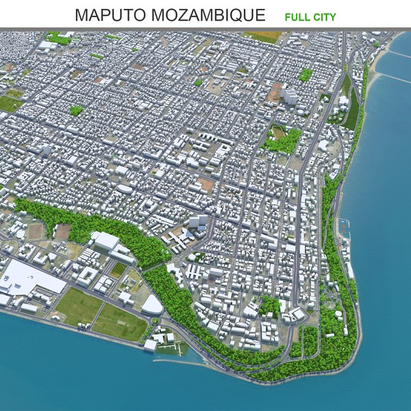modelo 3d Maputo Mozambique - TurboSquid 2113152