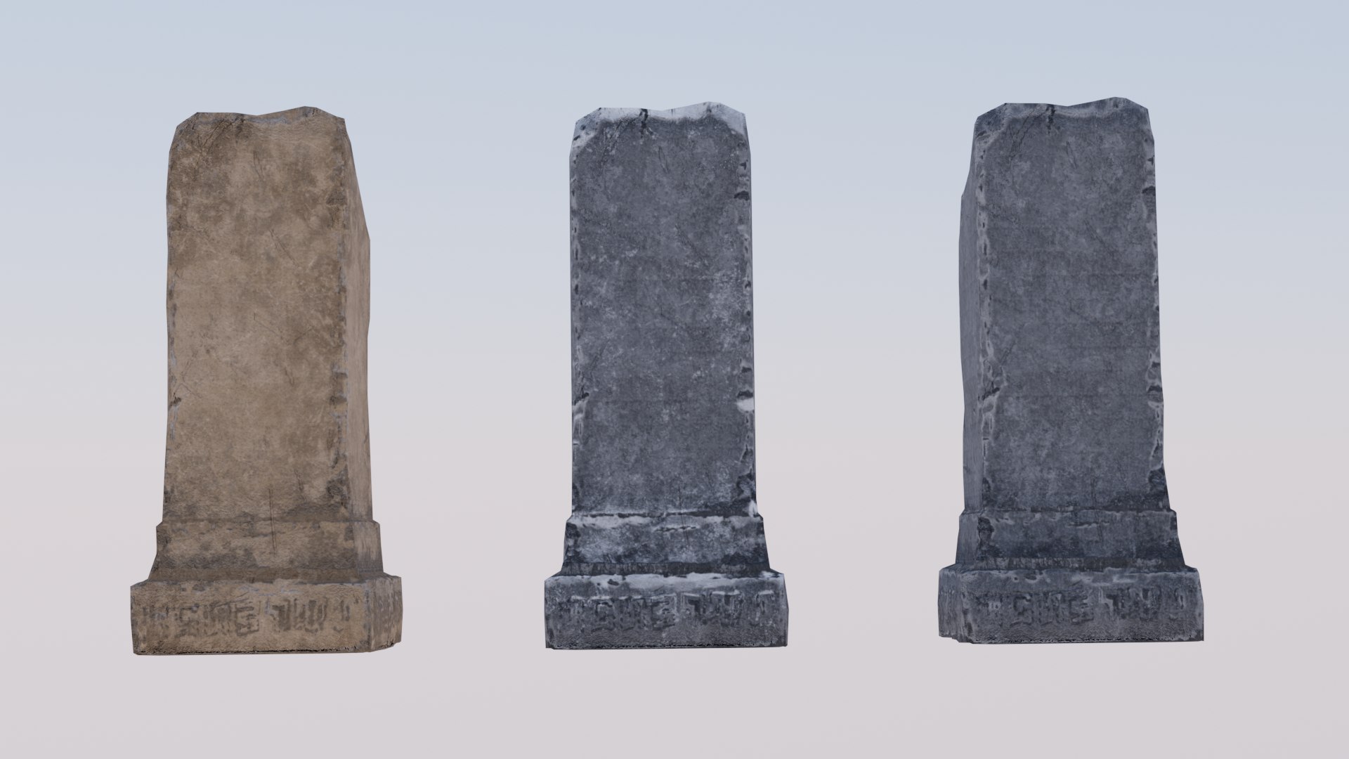 Free Broken Stone Pillars 3D - TurboSquid 1991858