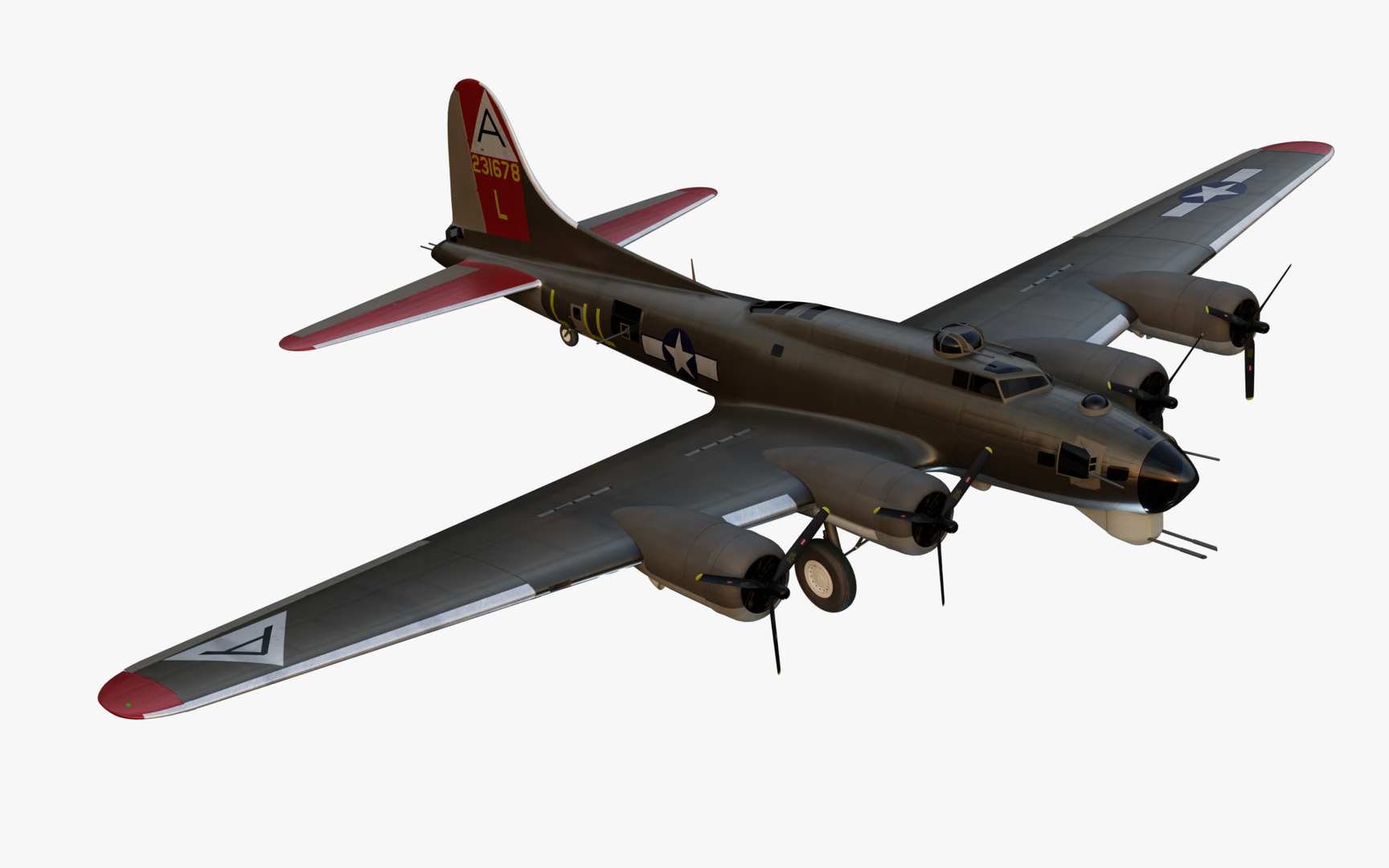 b-17g flying fortress b-17 3d 3ds