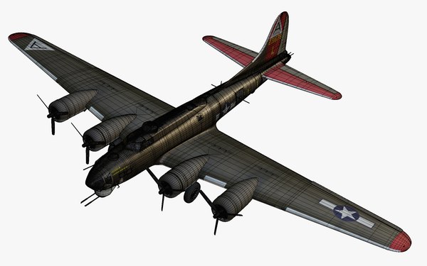 b-17g flying fortress b-17 3d 3ds