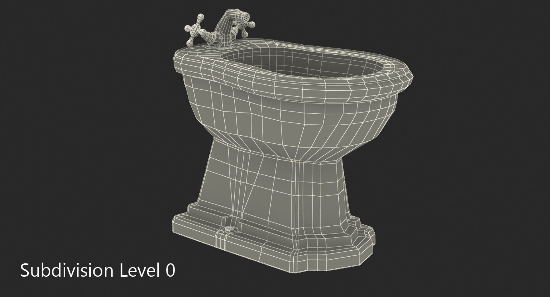 Old Style Classic Bidet 3D Model - TurboSquid 1216886