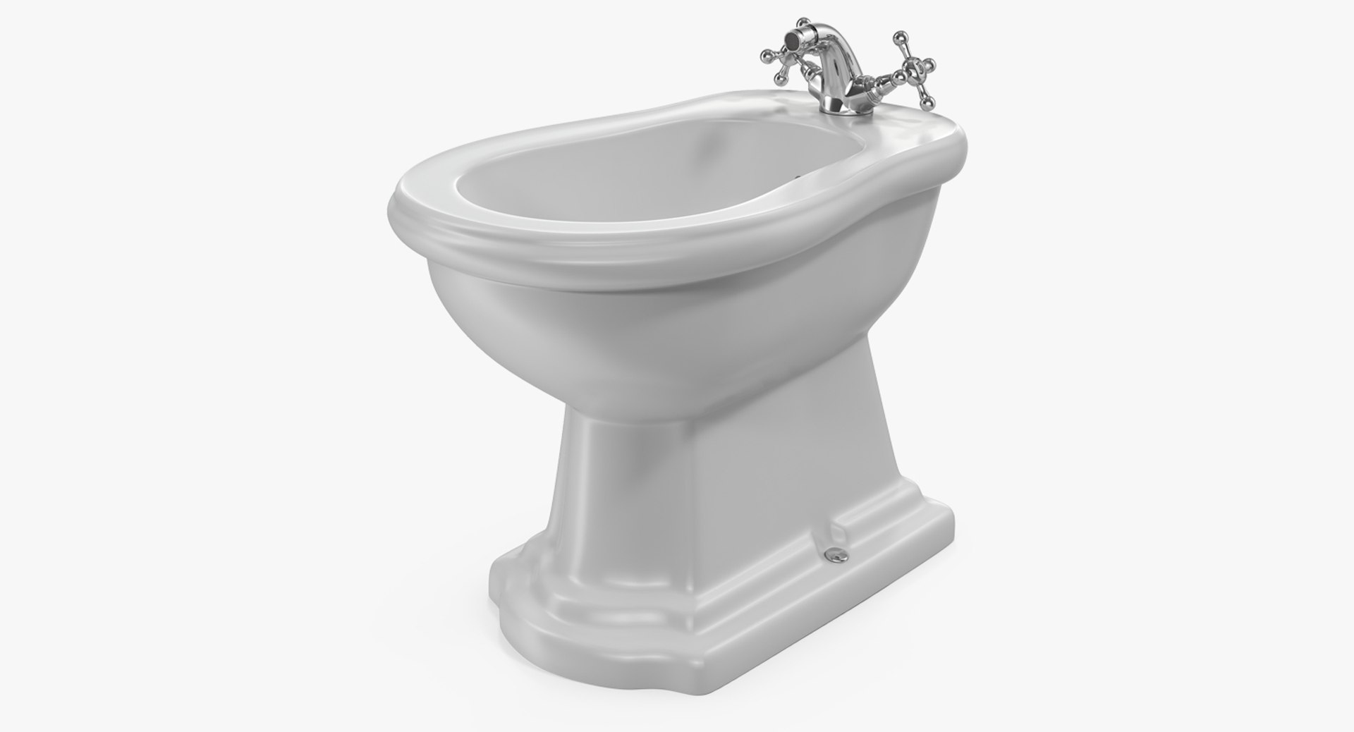 Old Style Classic Bidet 3D Model - TurboSquid 1216886