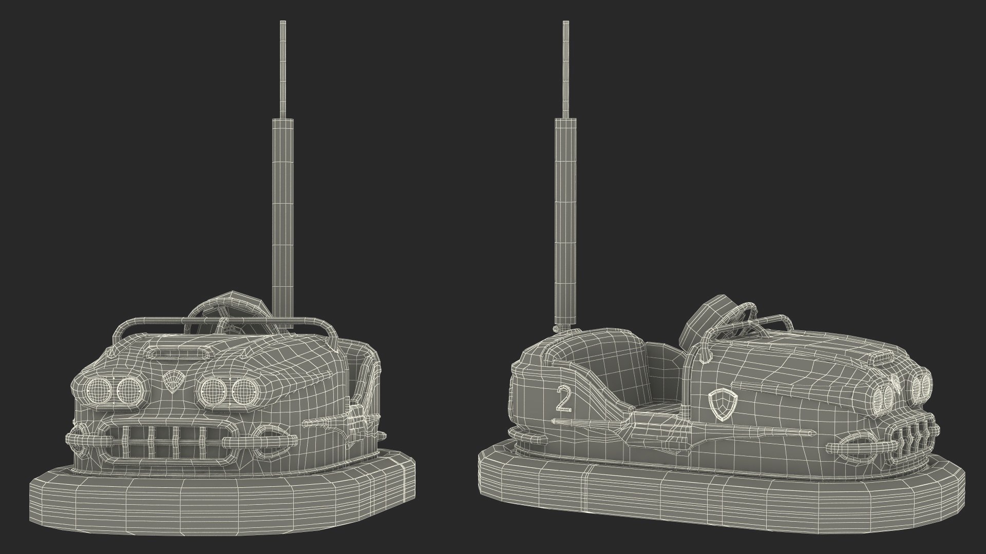 Vintage Rare Bumper Car Gebr Ihle Blue Old 3D Model - TurboSquid 2110856