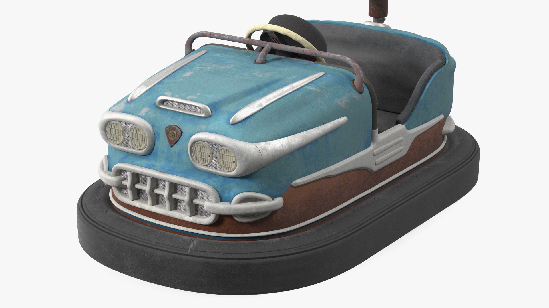Vintage Rare Bumper Car Gebr Ihle Blue Old 3D model - TurboSquid 2110856