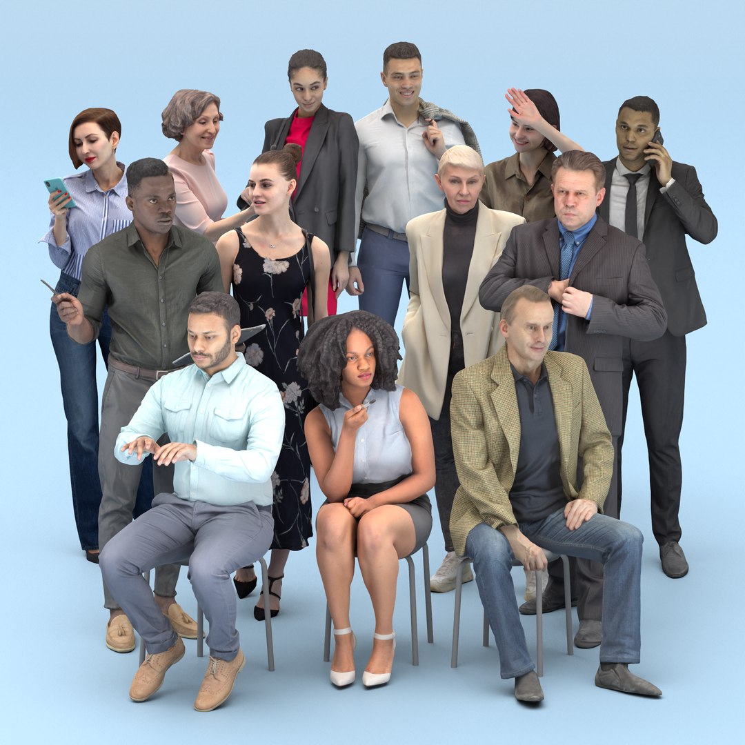 3D Business people 24 - TurboSquid 2079586