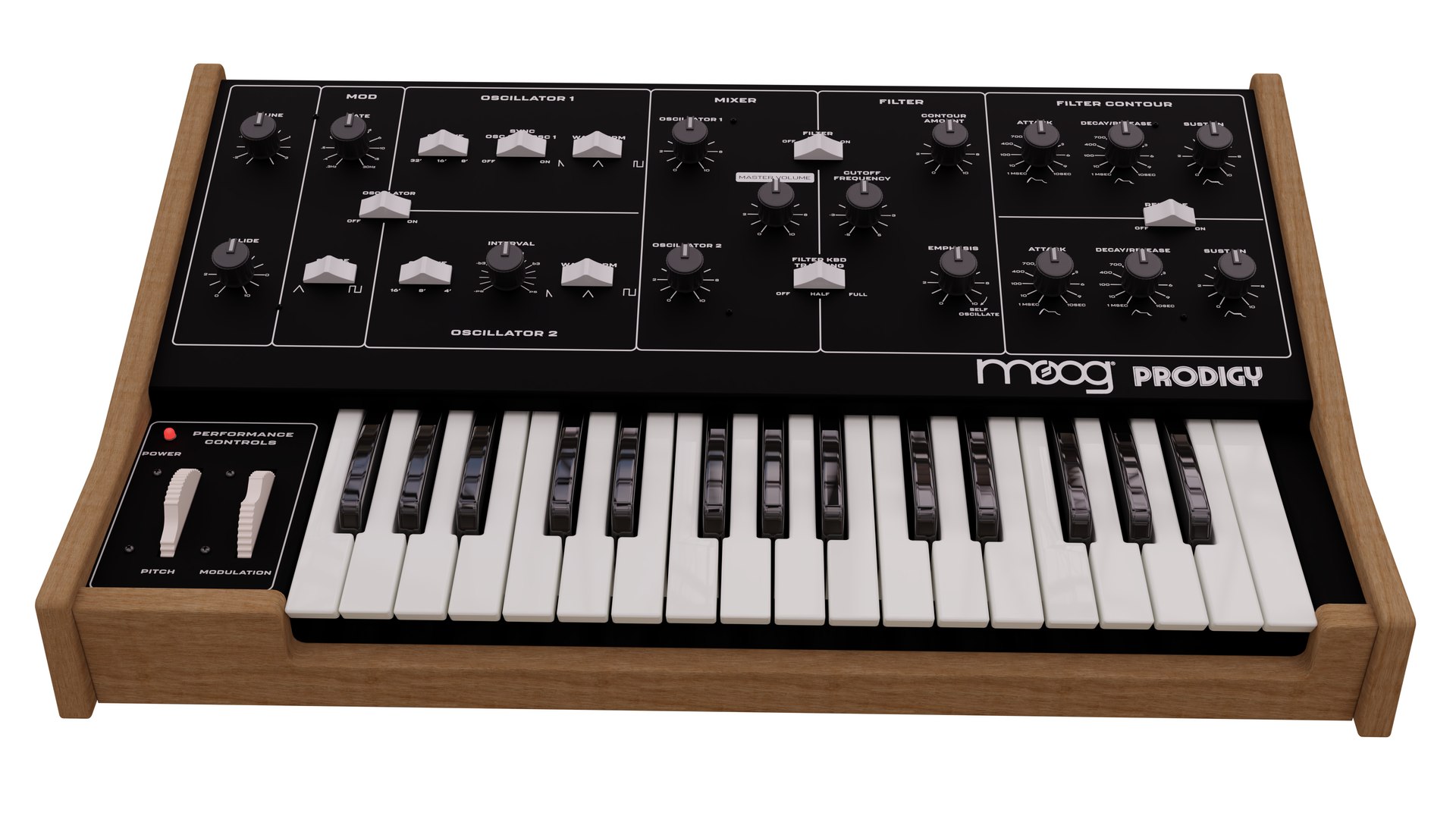 3D Moog Prodigy 1979 - 1984 - TurboSquid 2224362