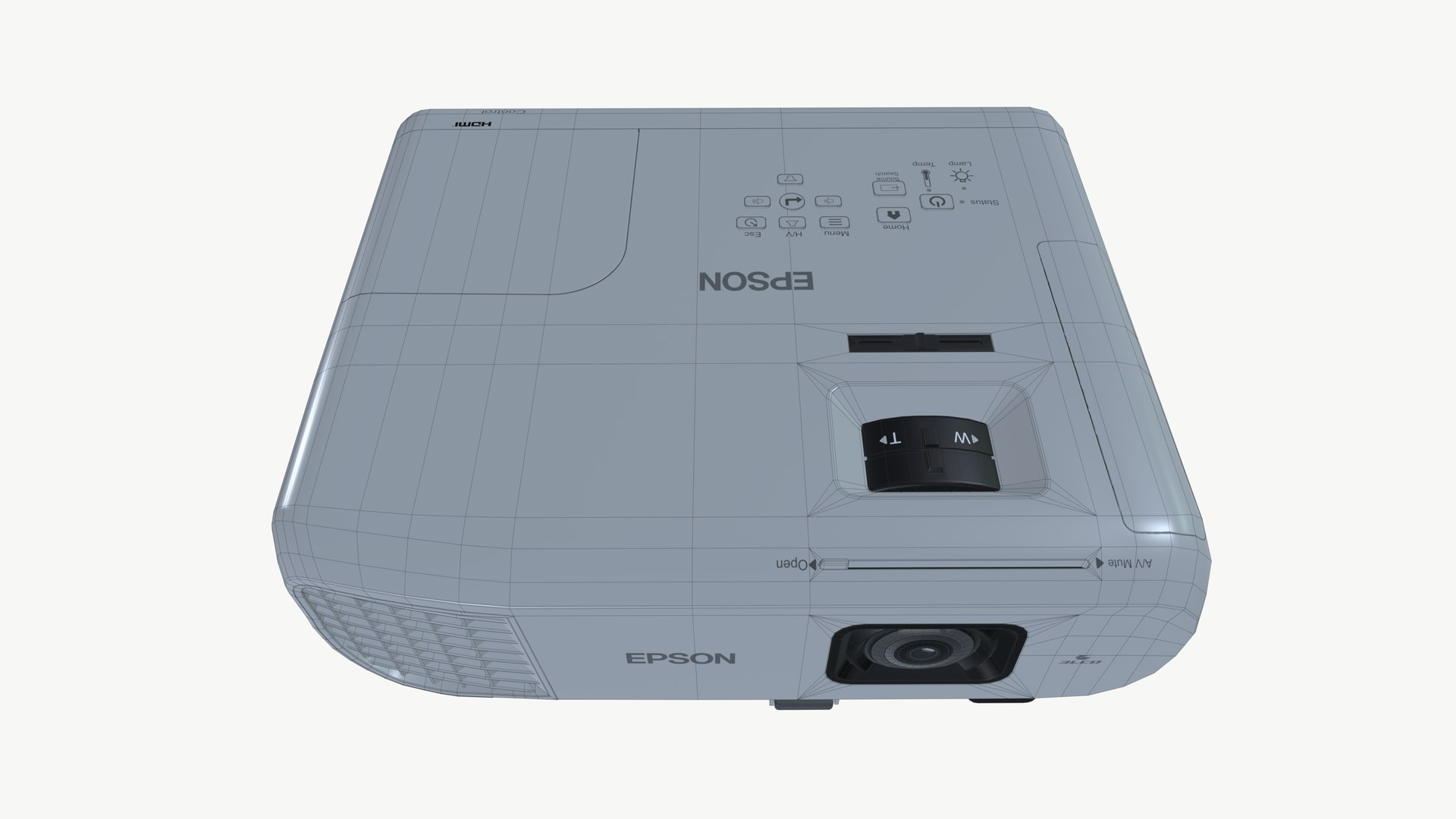 Projector 3D Model - TurboSquid 2338324