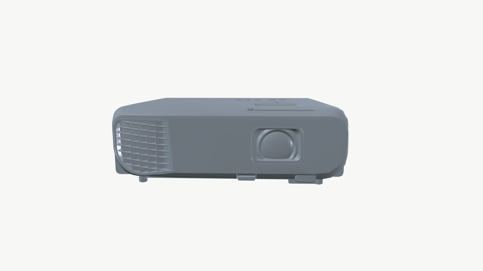 Projector 3D Model - TurboSquid 2338324