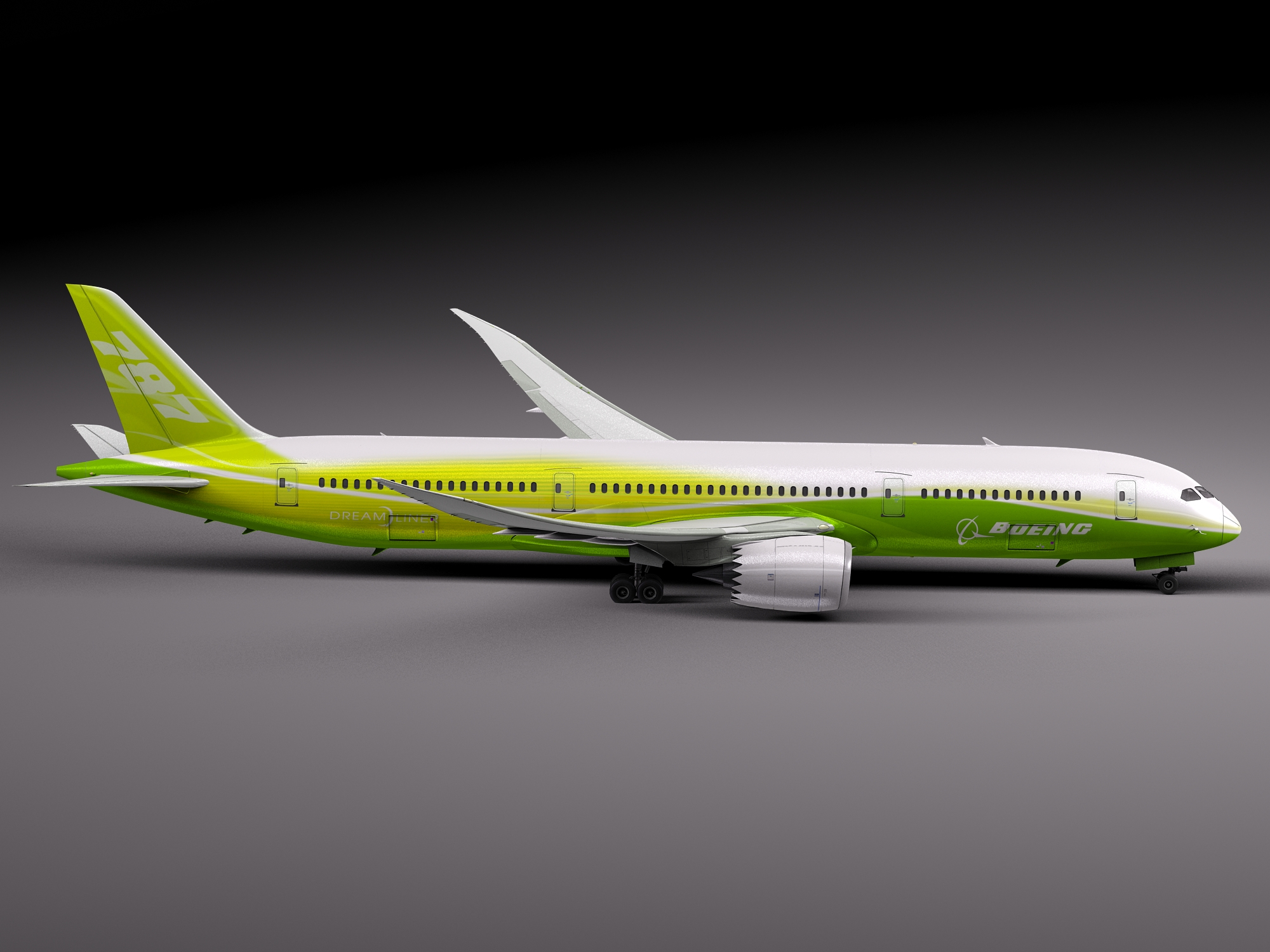 ma green boeing 787