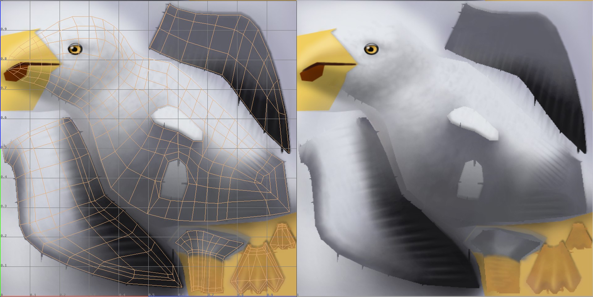 Seagull Sea Gull 3d Dxf