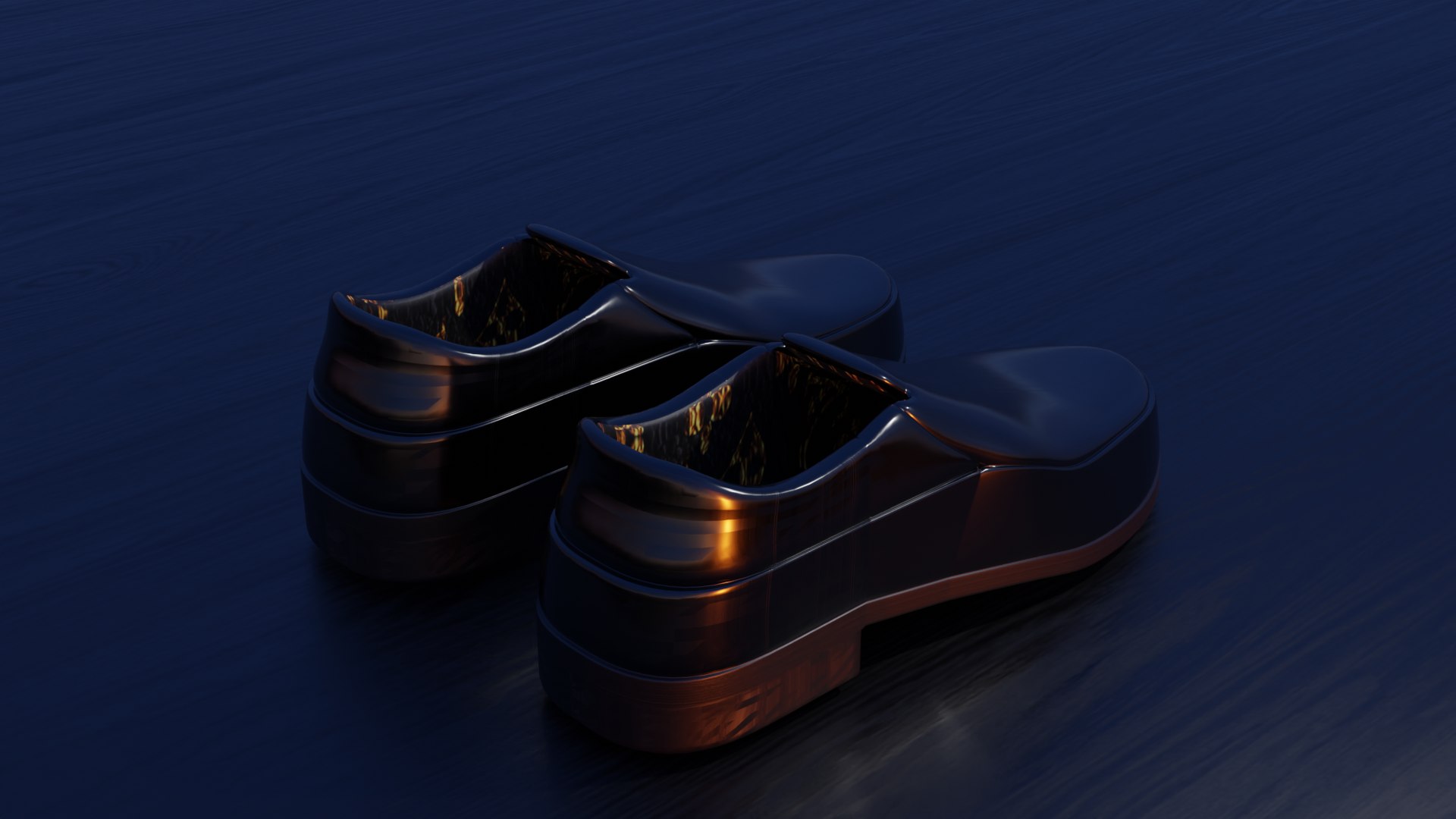 Black shoes 3D model - TurboSquid 2156735