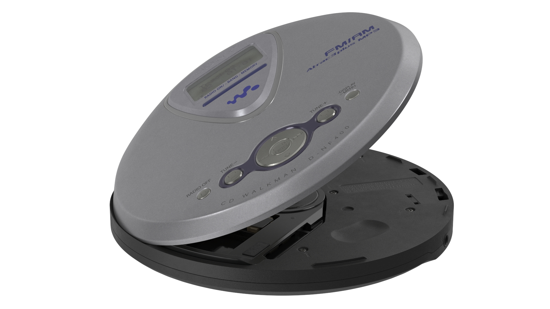 3D Walkman Sony Portable CD Player Open Model - TurboSquid 2325169