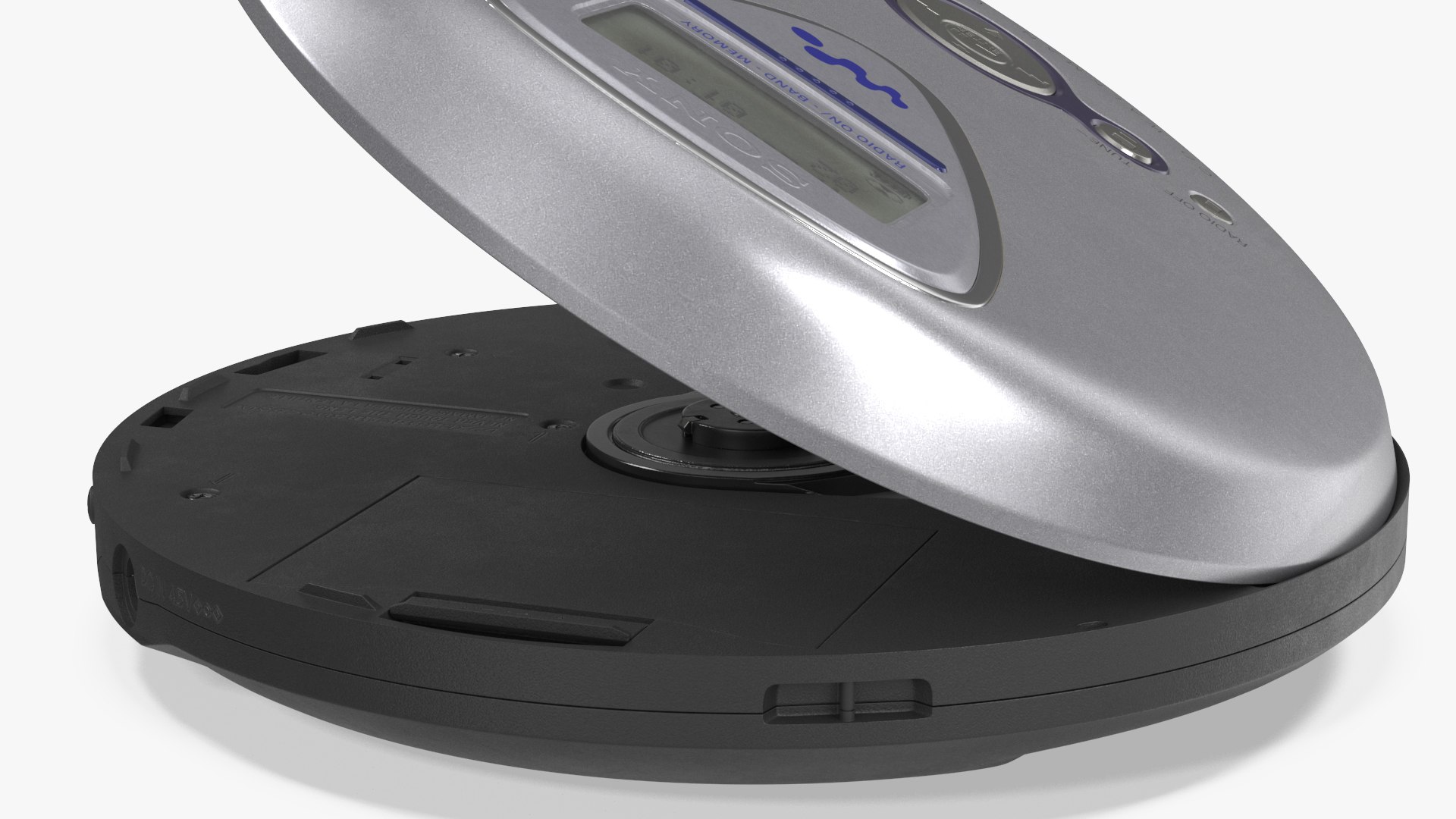 3D Walkman Sony Portable CD Player Open Model - TurboSquid 2325169