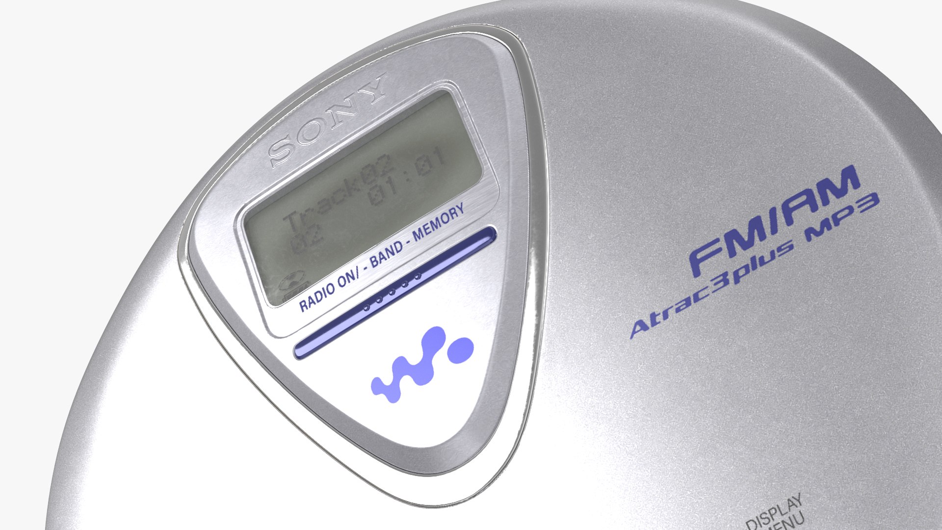 3D Walkman Sony Portable CD Player Open Model - TurboSquid 2325169