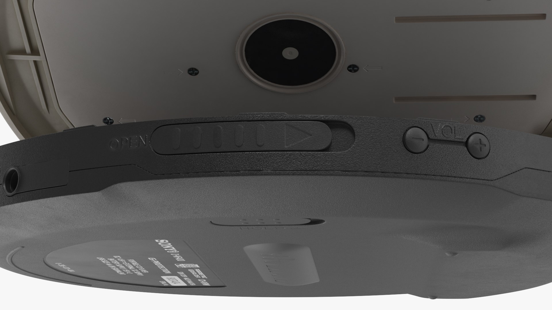 3D Walkman Sony Portable CD Player Open Model - TurboSquid 2325169