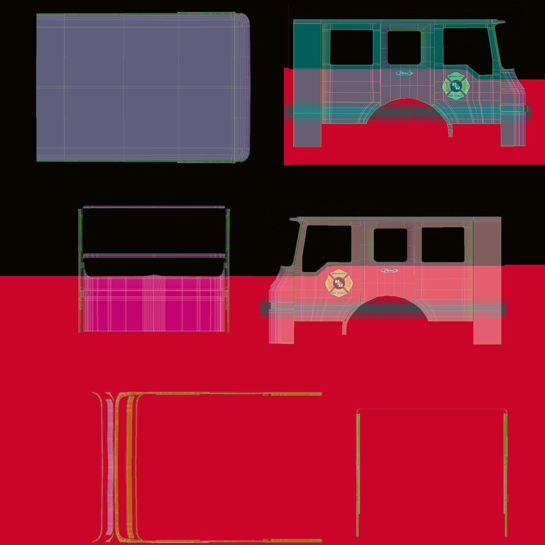 3D Model Brighton Fire Aerial Pierce - TurboSquid 2291480