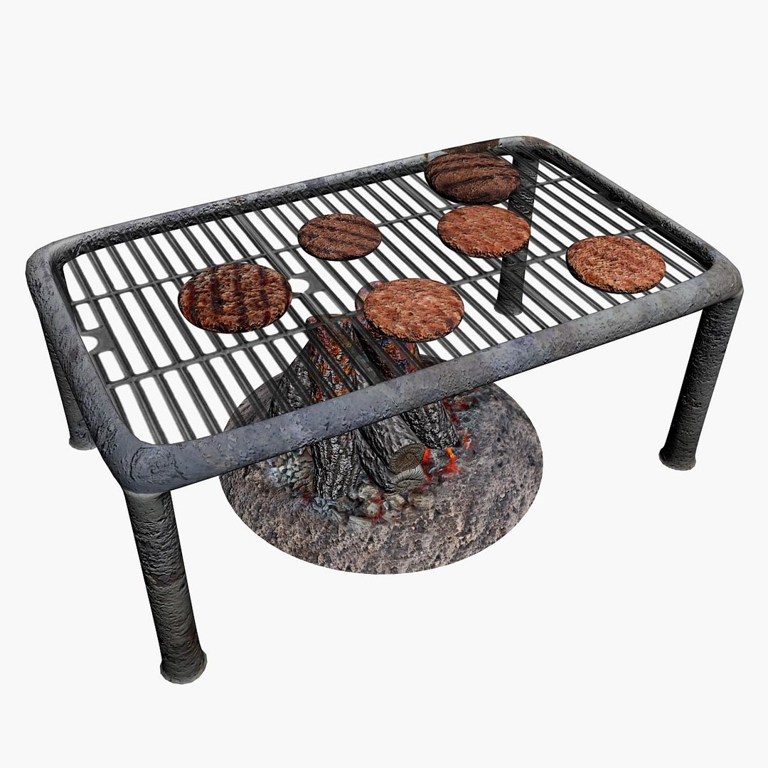 3D Grilled Hamburger model - TurboSquid 2081662