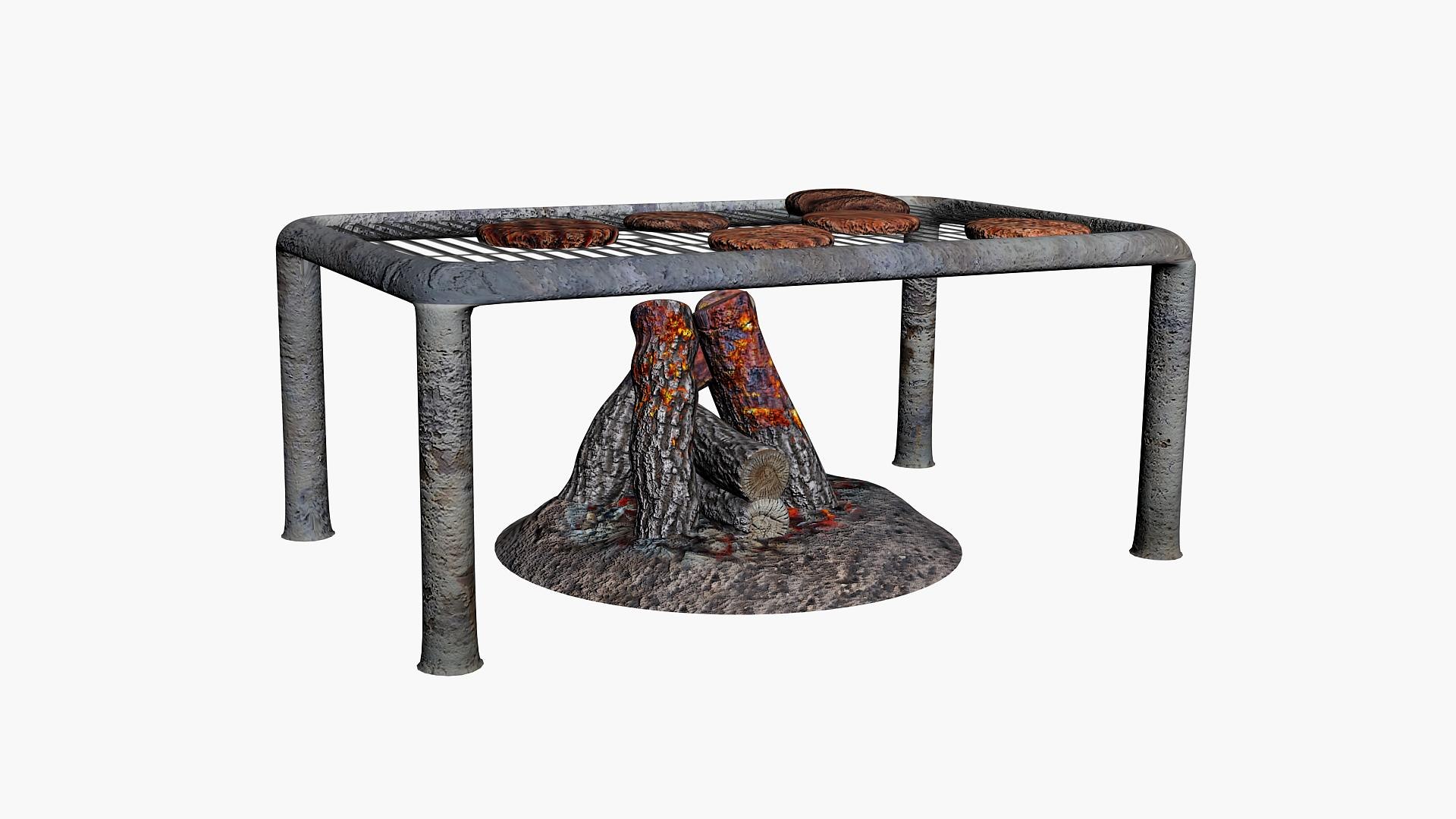 3D Grilled Hamburger model - TurboSquid 2081662