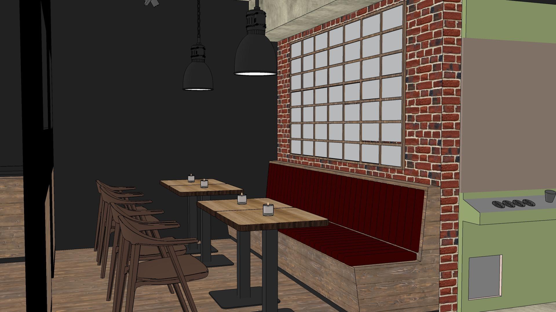 Cafe 3D Model - TurboSquid 1986951