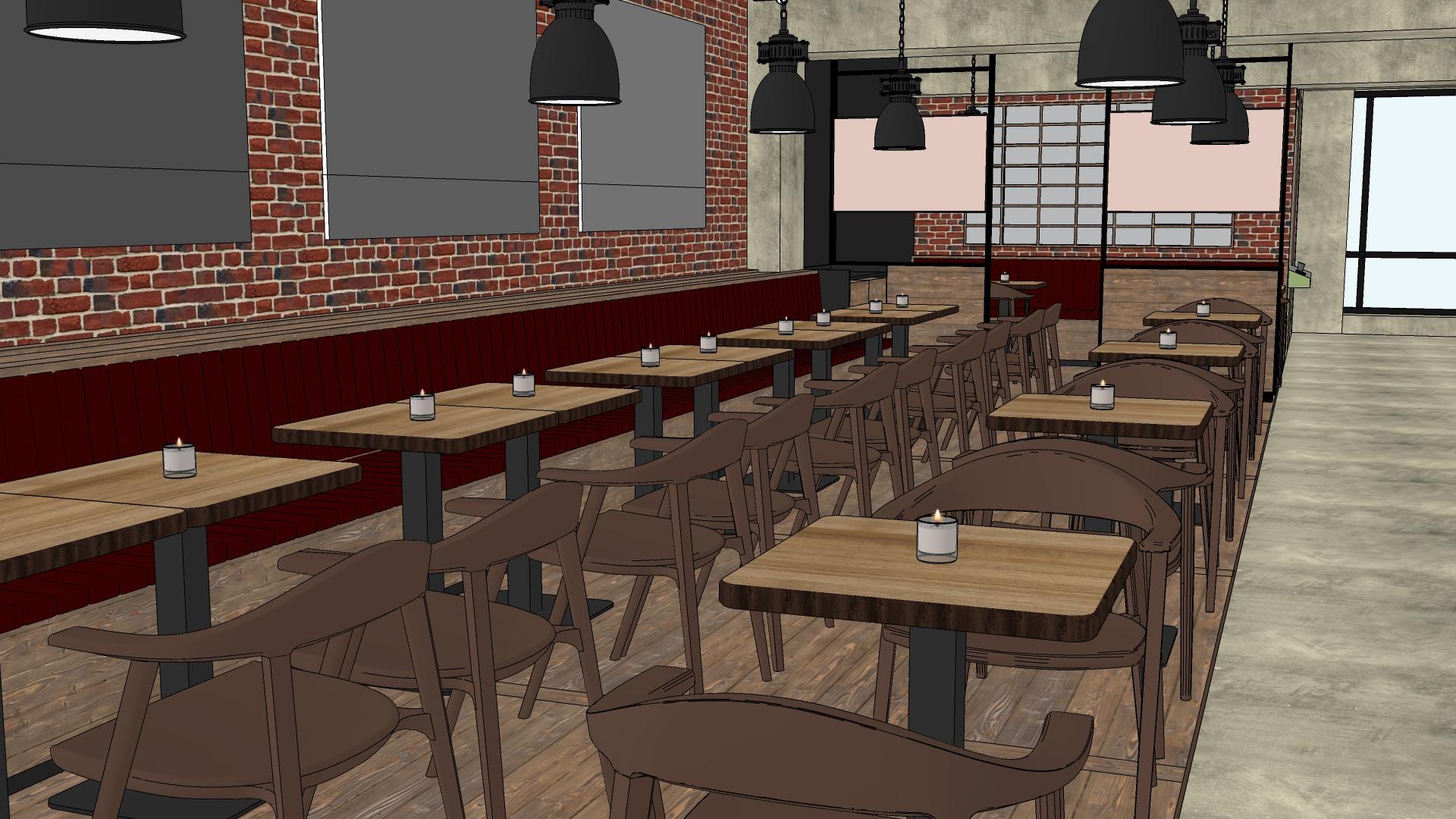 Cafe 3D Model - TurboSquid 1986951