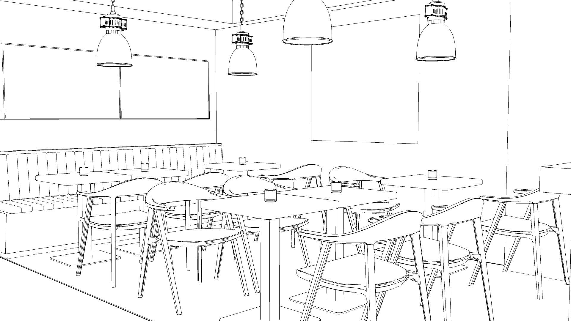 Cafe 3D - TurboSquid 1986950