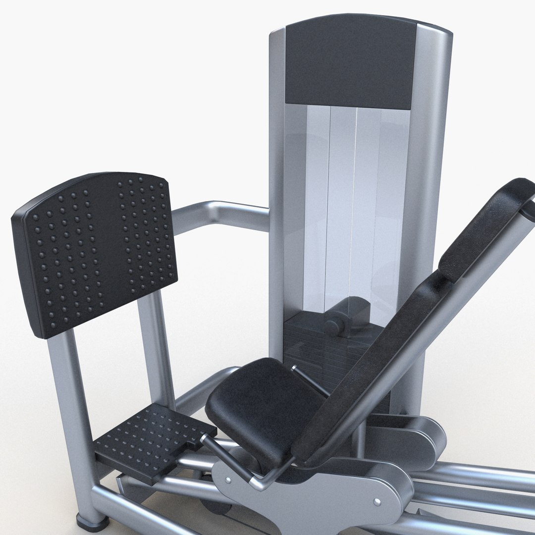 Seated Leg Press 3d 3ds