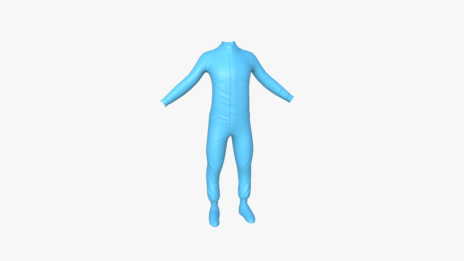 Racing Pilot Uniform A01 Red - Character Clothing Design 3D Model ...