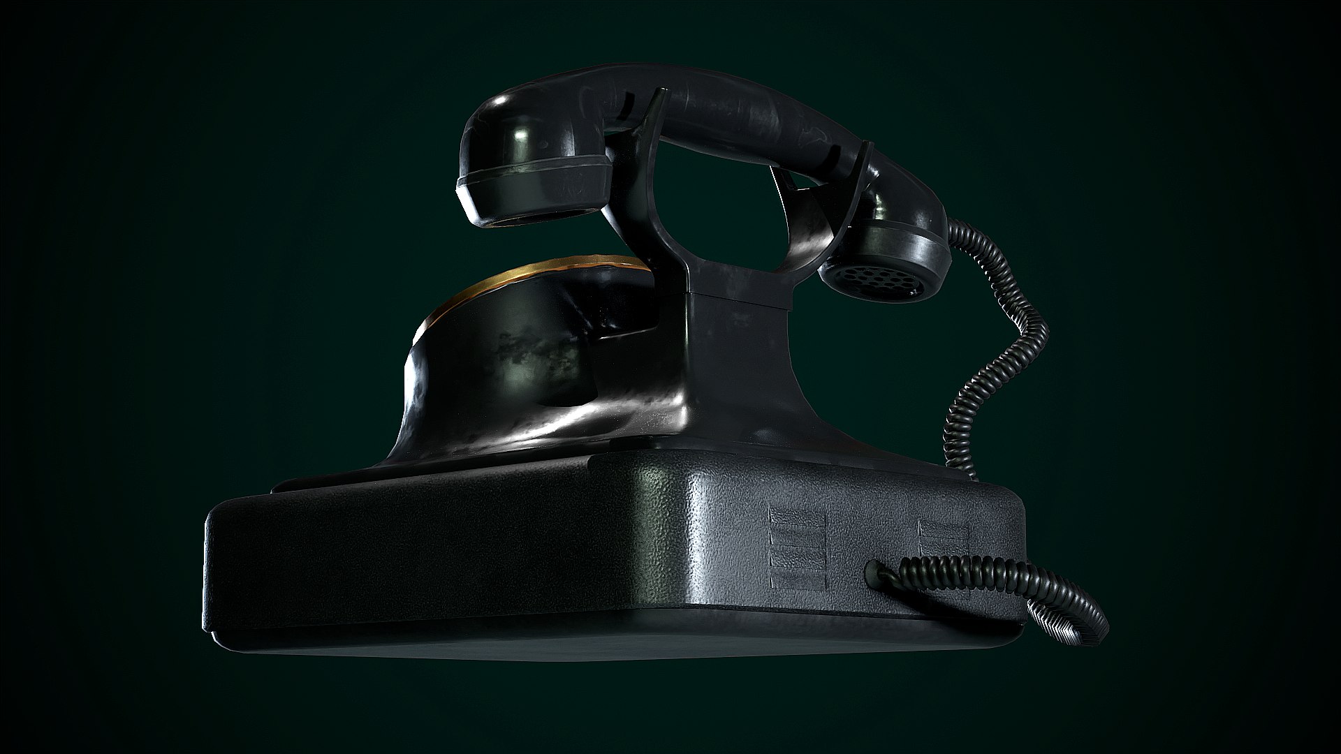 Rotary Phone Model 3D Model - TurboSquid 2134819