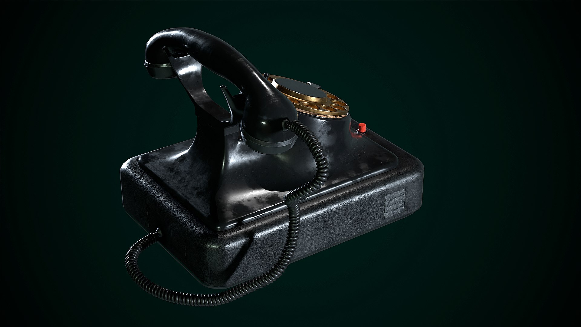Rotary Phone Model 3D Model - TurboSquid 2134819