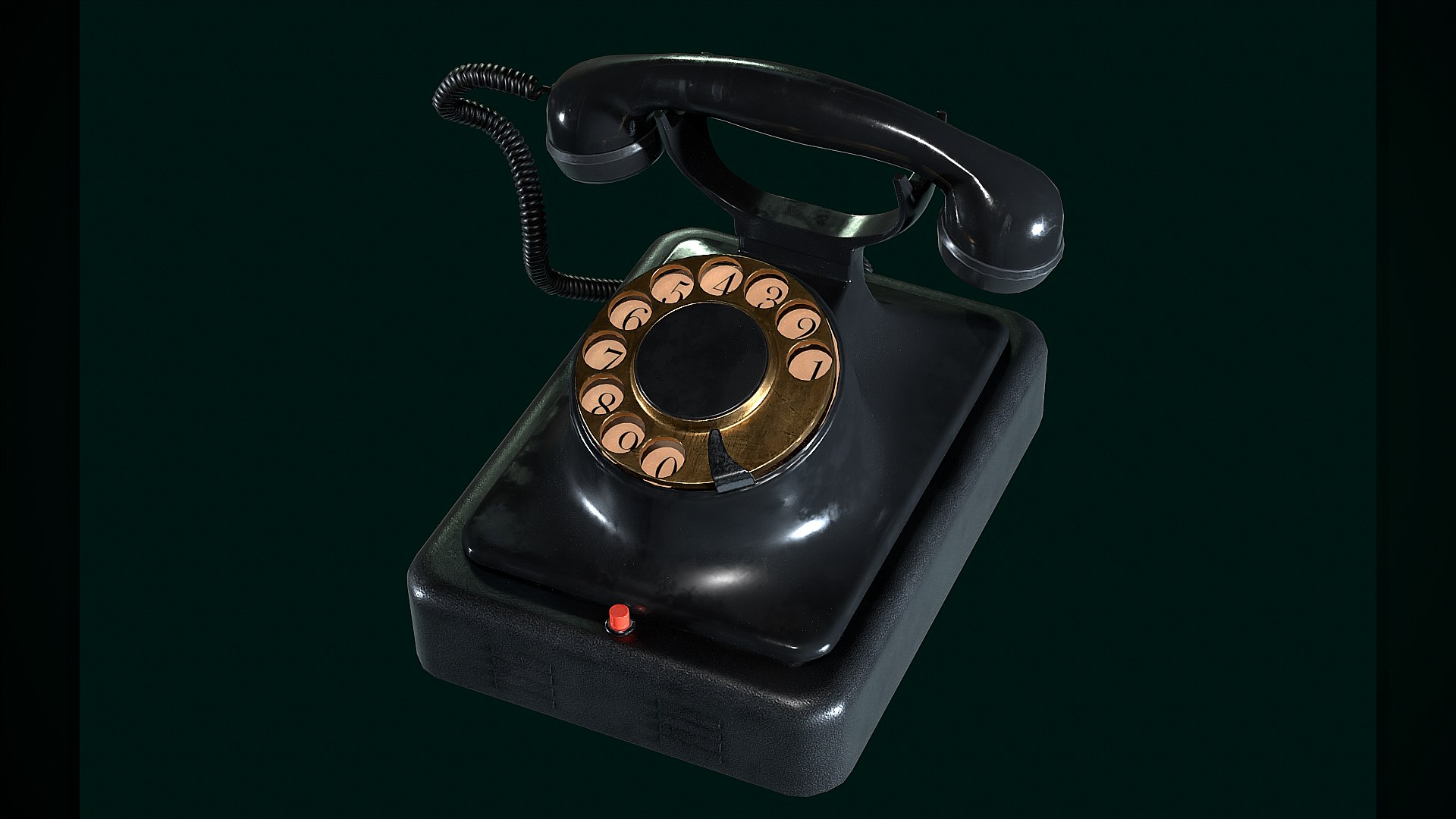 Rotary Phone Model 3D Model - TurboSquid 2134819