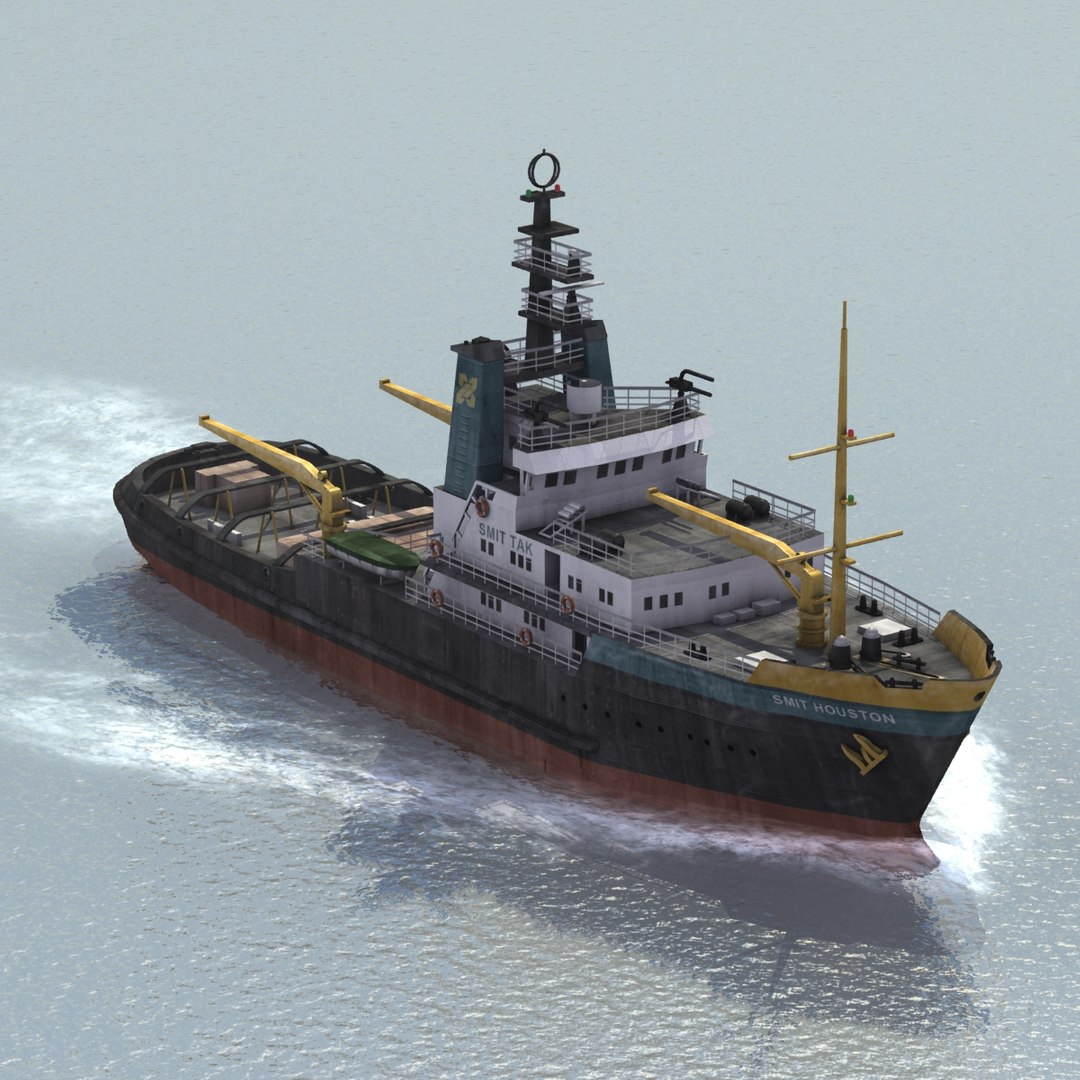 Ocean Tug Smit Houston 3d Max