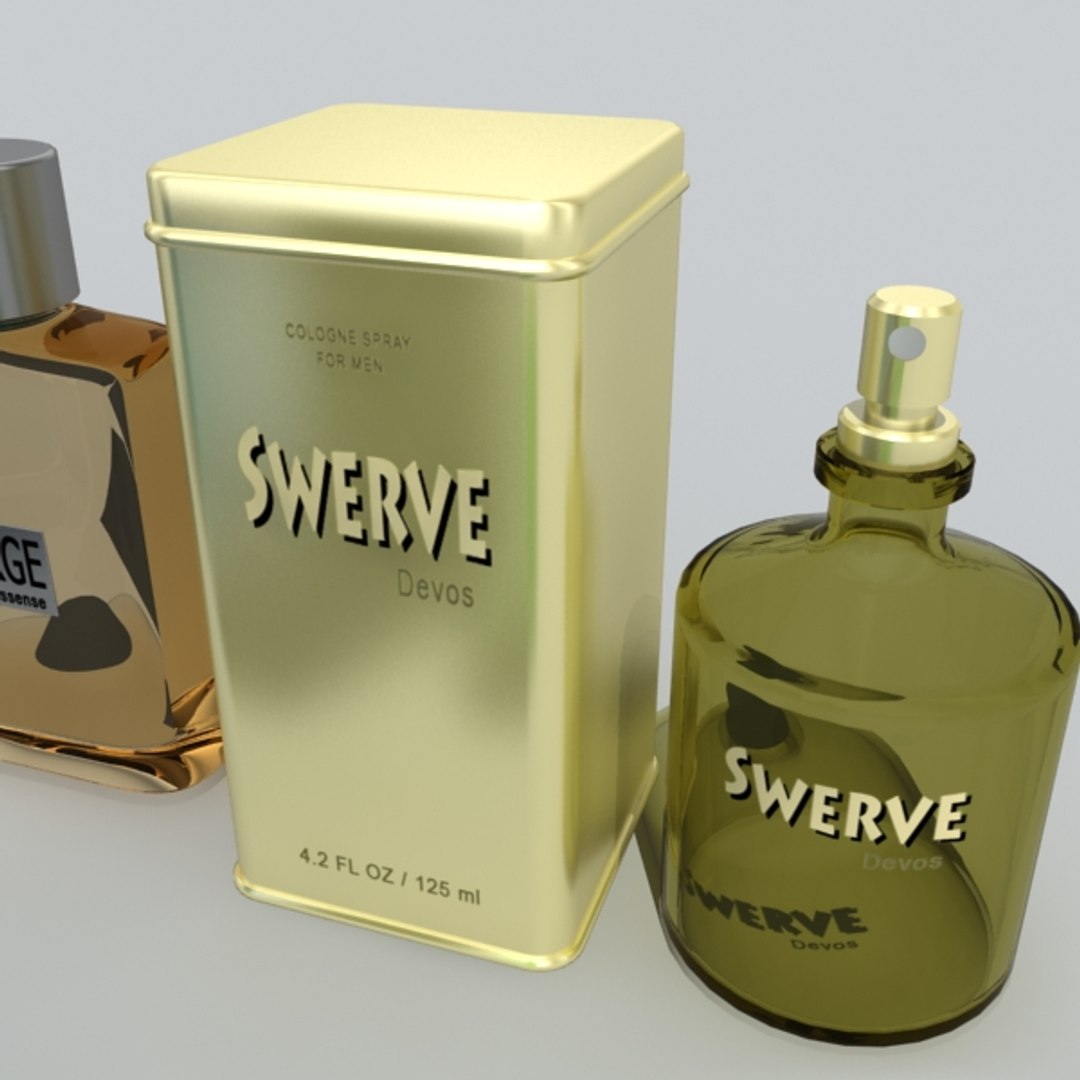 Cologne Bottles 3d Model