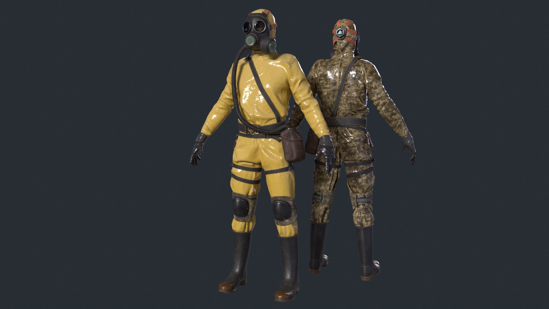 Hazmat Suit Soldier 3D Model - TurboSquid 2431691
