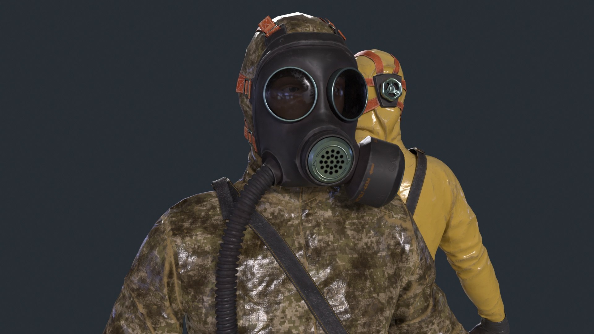 Hazmat Suit Soldier 3D Model - TurboSquid 2431691