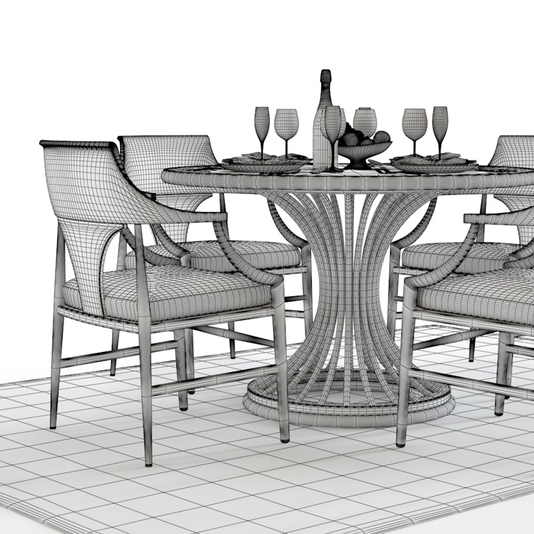 3d Model Hookers Cinch Table Jens