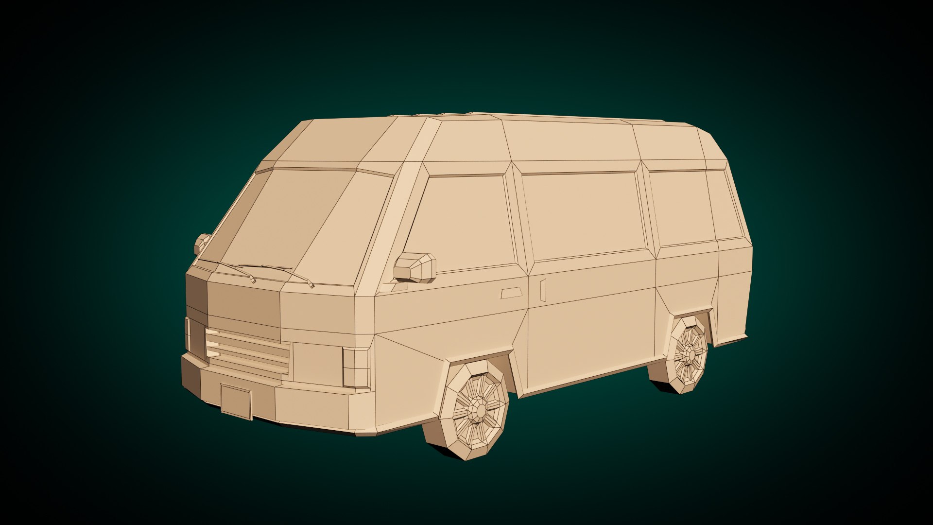 Van Minivan Model - TurboSquid 1550414