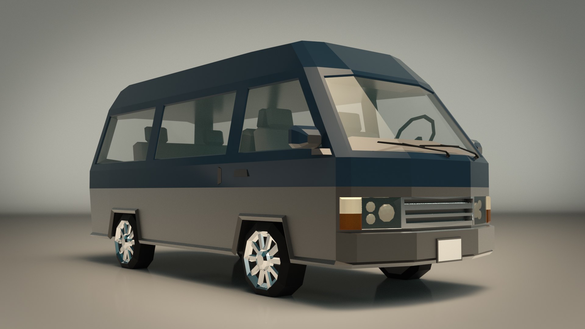 Van Minivan Model - TurboSquid 1550414