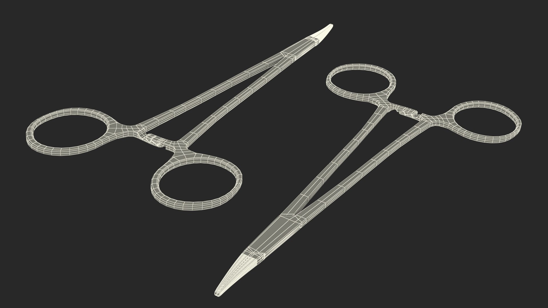 Curved Kelly Artery Forceps 3D Model - TurboSquid 2390535