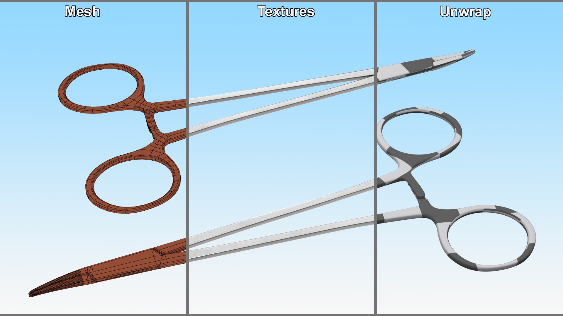 Curved Kelly Artery Forceps 3D Model - TurboSquid 2390535