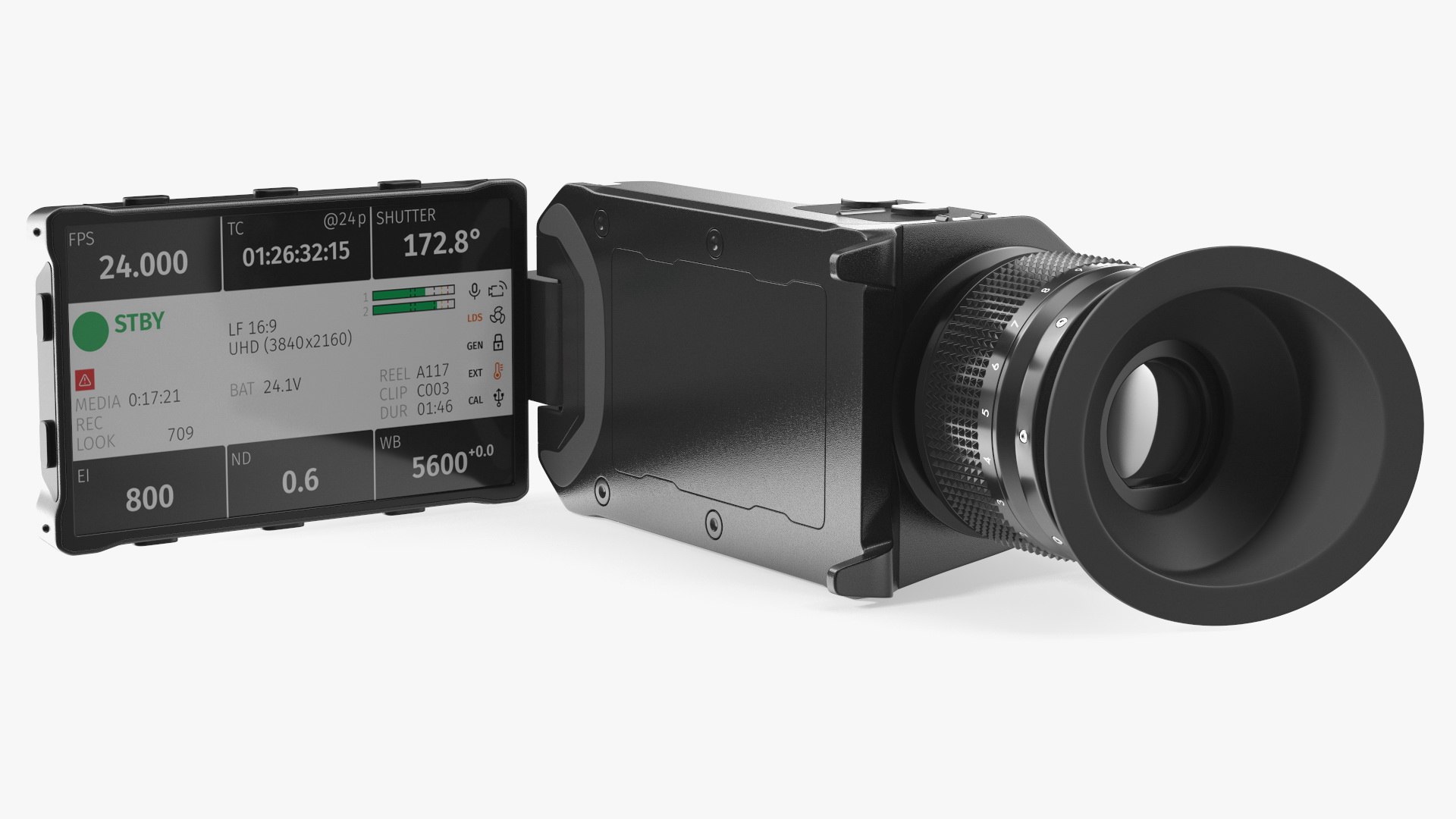 3D ViewFinder For Digital Cinema Camera - TurboSquid 1896270