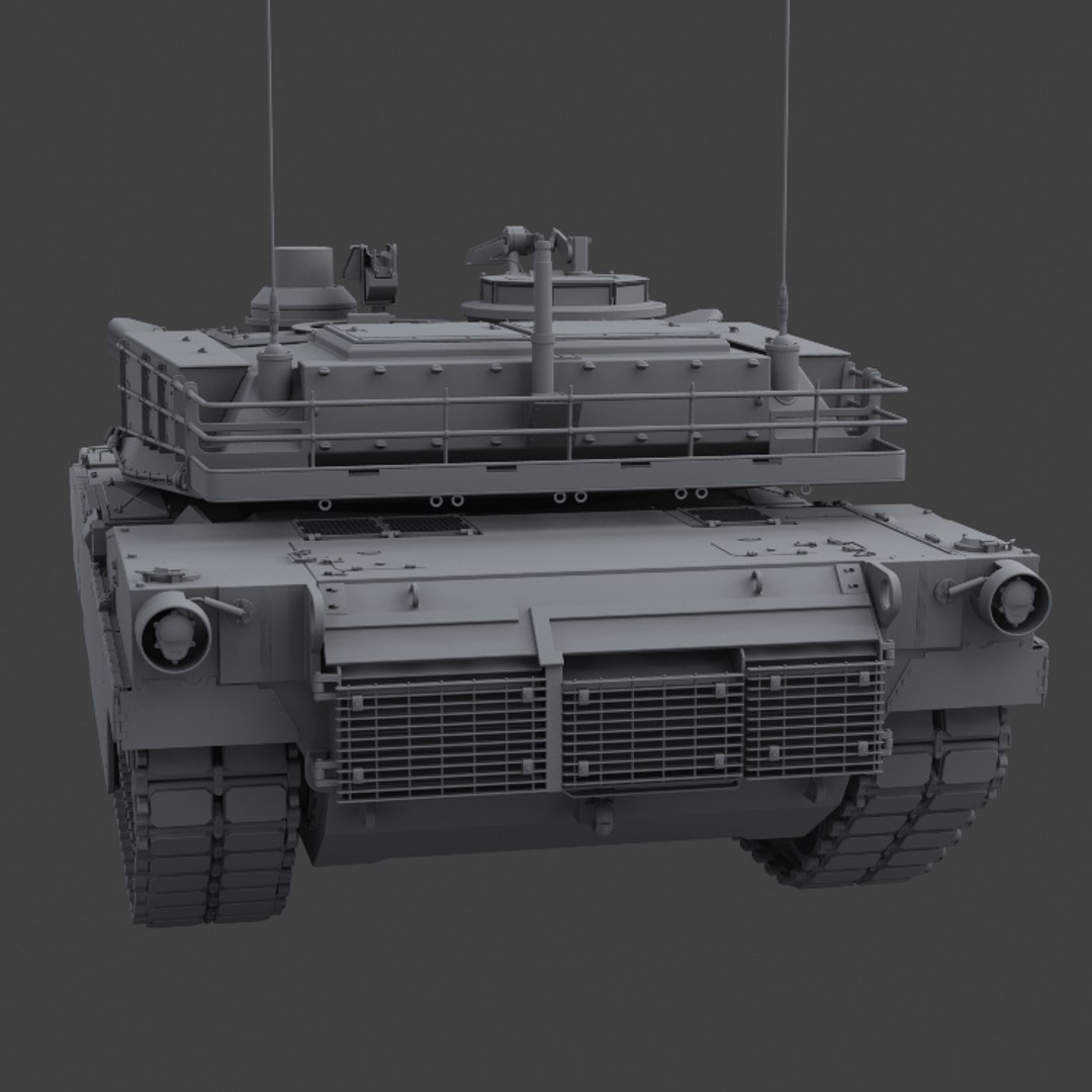 3d Tank M1 Abrams