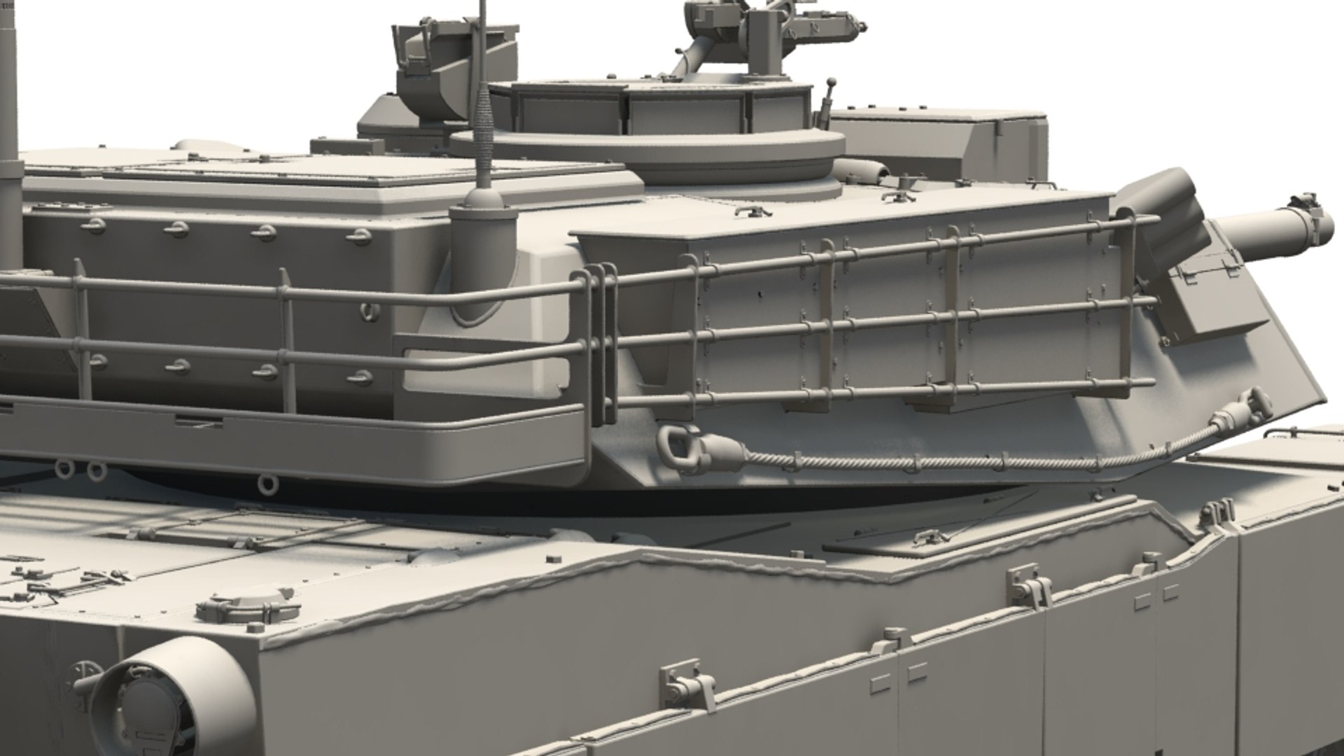 3d Tank M1 Abrams