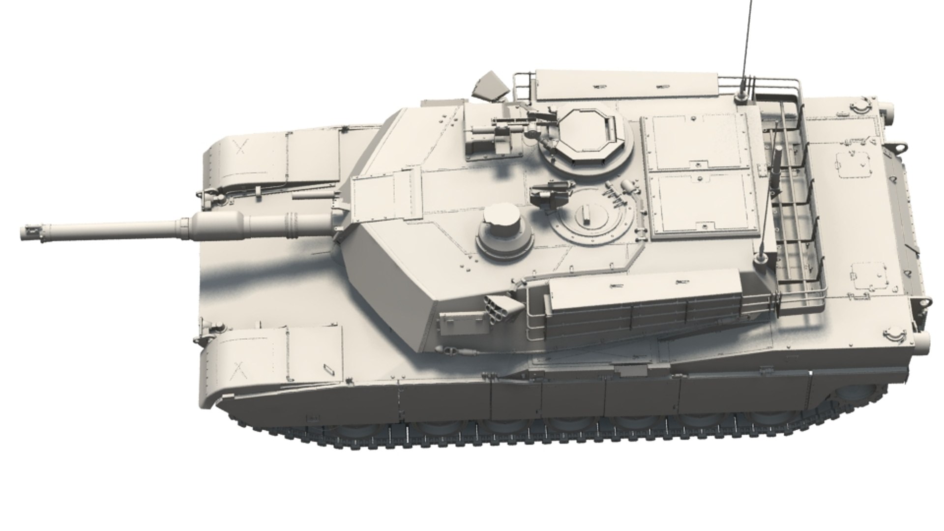3d Tank M1 Abrams