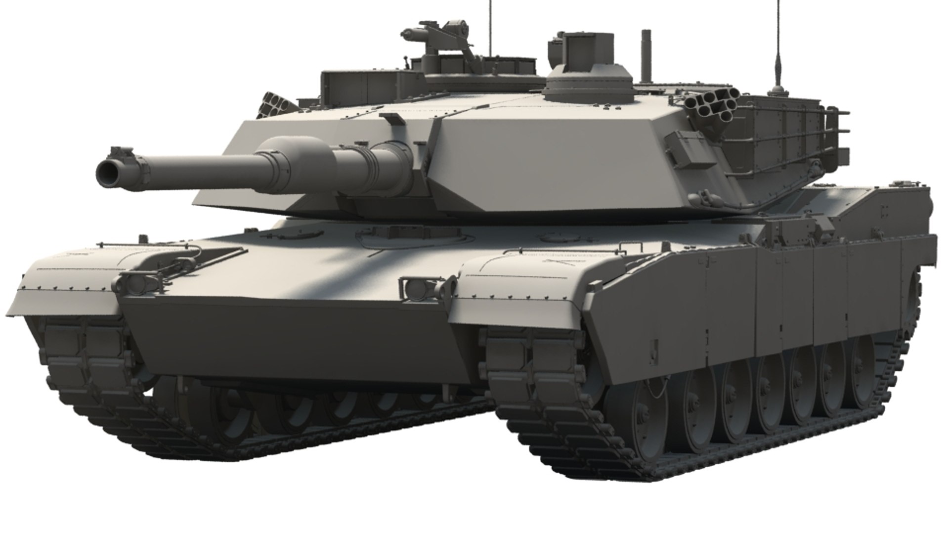 3d Tank M1 Abrams