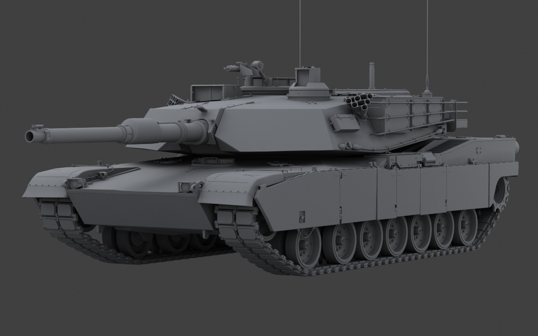3d Tank M1 Abrams