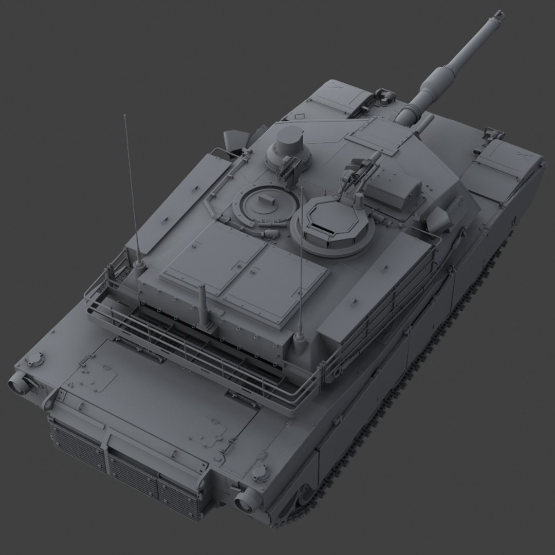 3d Tank M1 Abrams