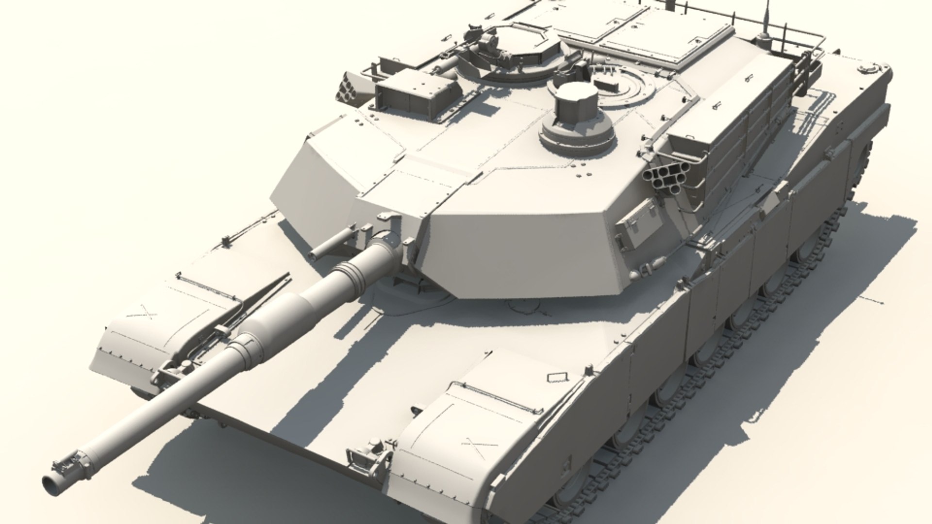 3d Tank M1 Abrams