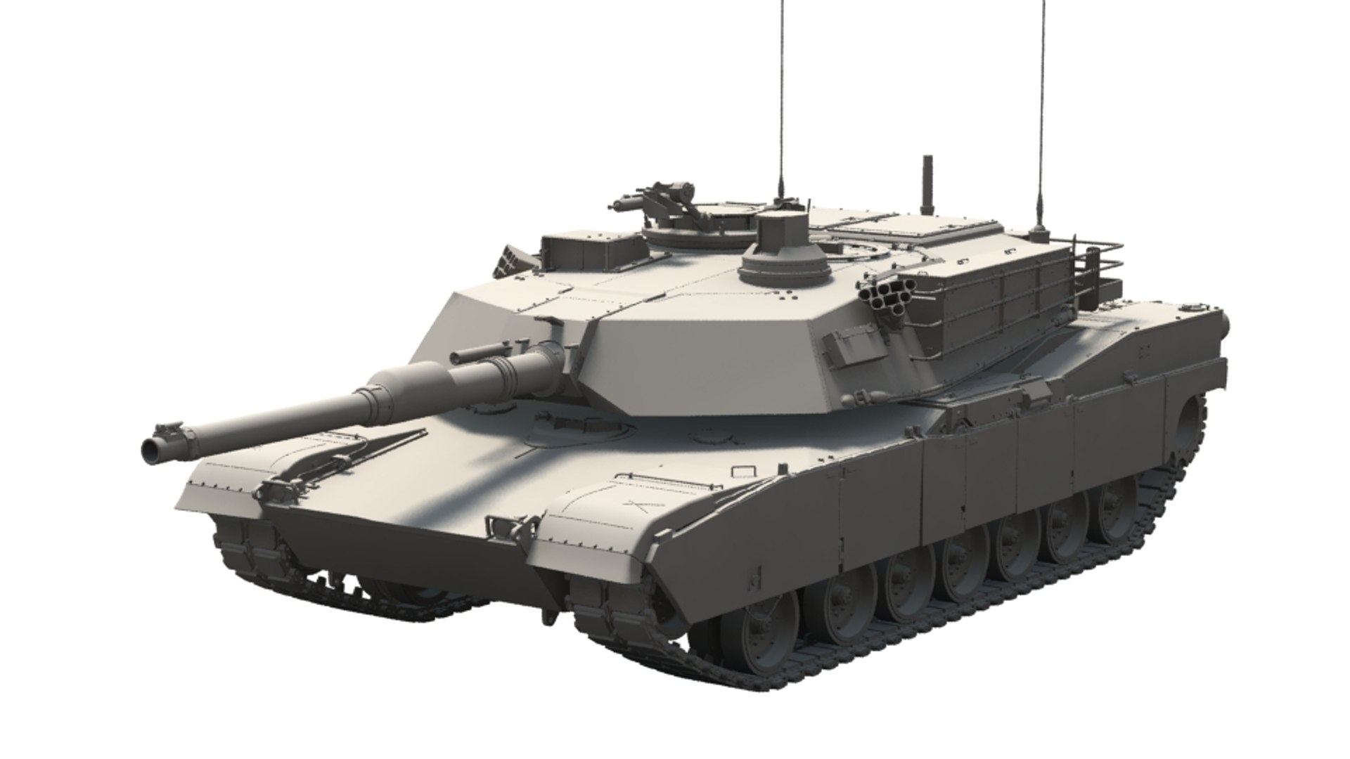 3d Tank M1 Abrams